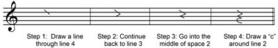 Drawing Quarter Rests - Ultimate Music Theory