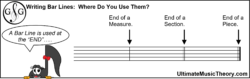 Writing Bar Lines - Different Functions - Ultimate Music Theory