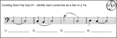 Counting Slurs - Ultimate Music Theory