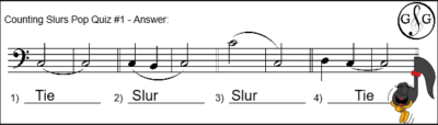 Counting Slurs - Ultimate Music Theory