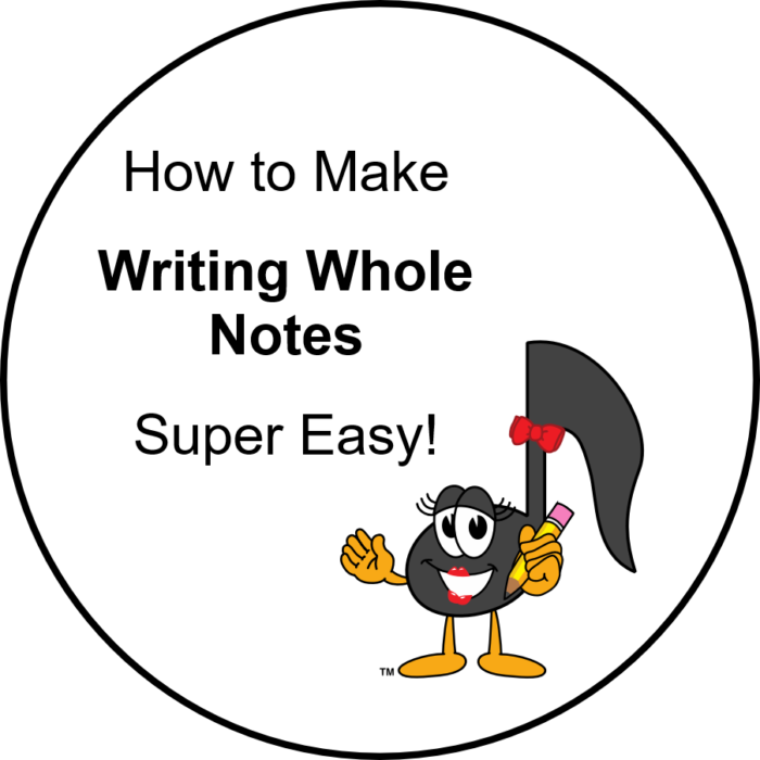 Writing Whole Notes - Ultimate Music Theory