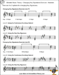 Changing Key Signatures - Ultimate Music Theory