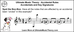 Accidental Rules #6 - Accidentals and Key Signatures - Ultimate Music ...