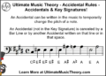 Accidental Rules #6 - Accidentals and Key Signatures - Ultimate Music ...
