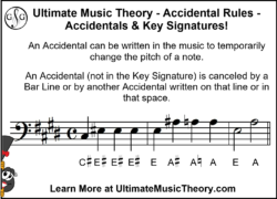 Accidental Rules #6 - Accidentals and Key Signatures - Ultimate Music ...
