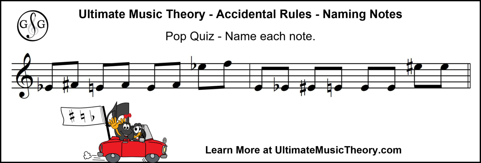 Accidental Rules #2 - Naming Notes - Ultimate Music Theory