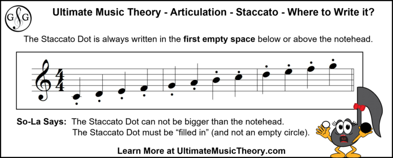 Articulation #2 - Staccato - Ultimate Music Theory