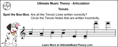 Articulation #5 - Tenuto - Ultimate Music Theory