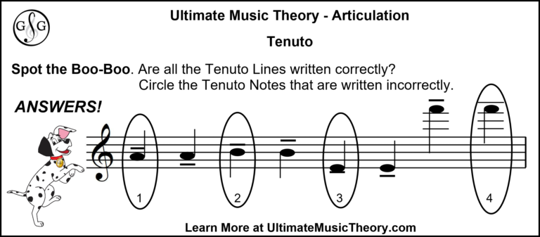 Articulation #5 - Tenuto - Ultimate Music Theory