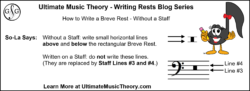Writing Rests #1 - Breve Rest - Ultimate Music Theory