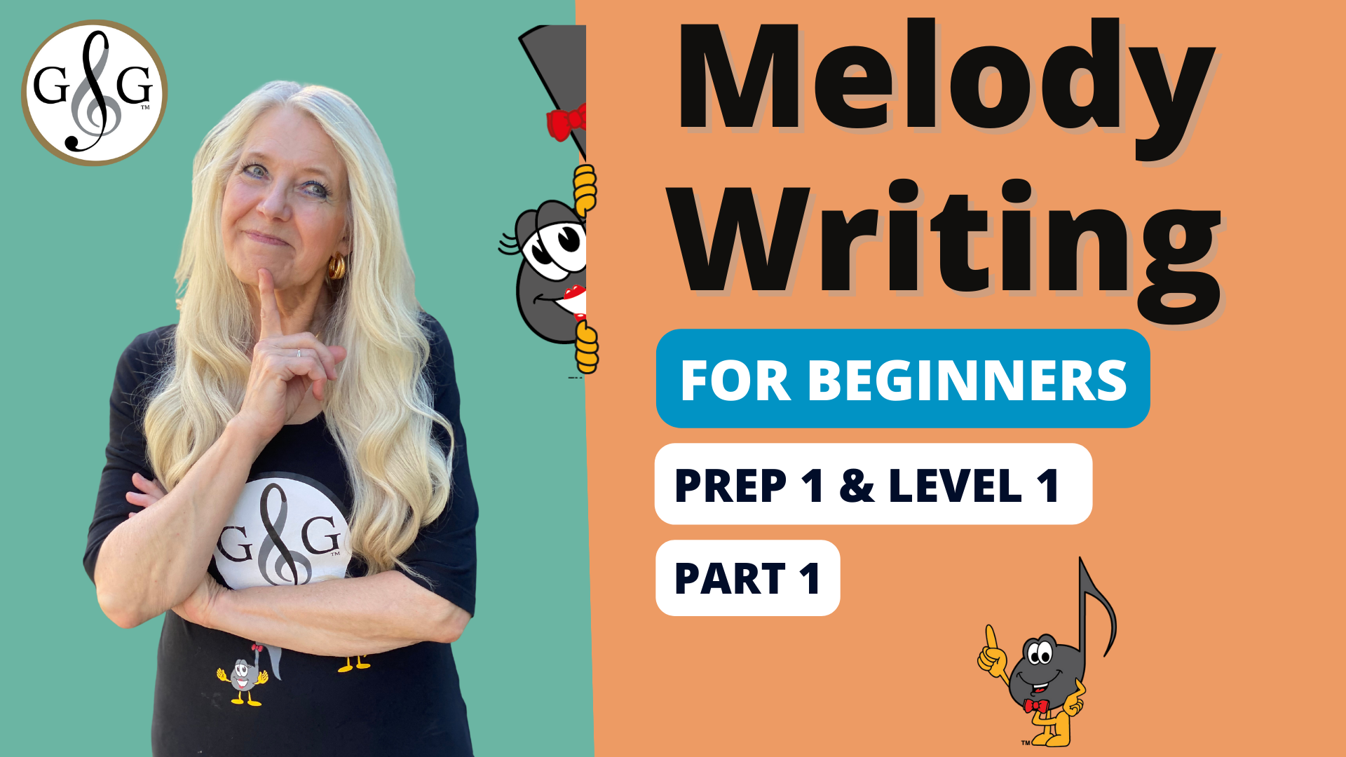 Music Theory Melody Writing - Prep 1 & Level 1 - Ultimate Music Theory
