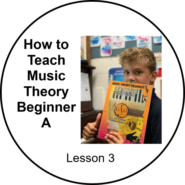 How to Teach Music Theory Beginner A Lesson 3 - Ultimate Music Theory