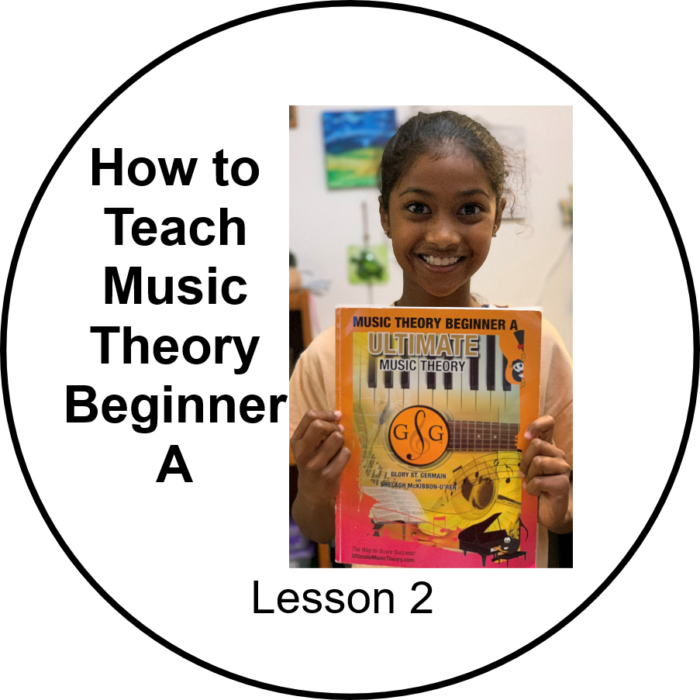 How to Teach Music Theory Beginner A Lesson 2 - Ultimate Music Theory